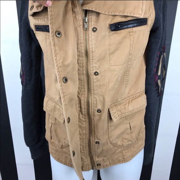 La Hearts | Jackets & Coats | La Hearts Tan Military Utility Jacket ...